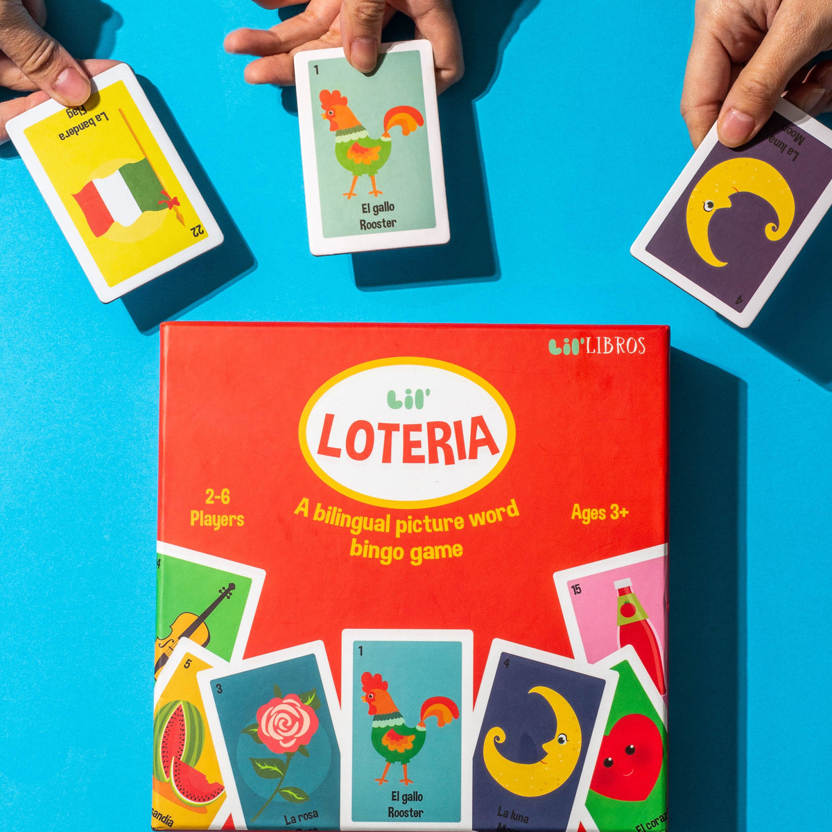 Lil' Loteria: A bilingual picture word bingo game – Lil' Libros