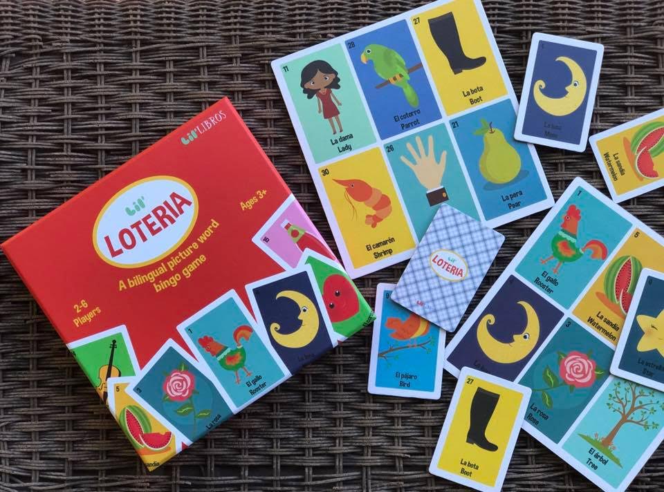 Lil' Loteria: A bilingual picture word bingo game – Lil' Libros